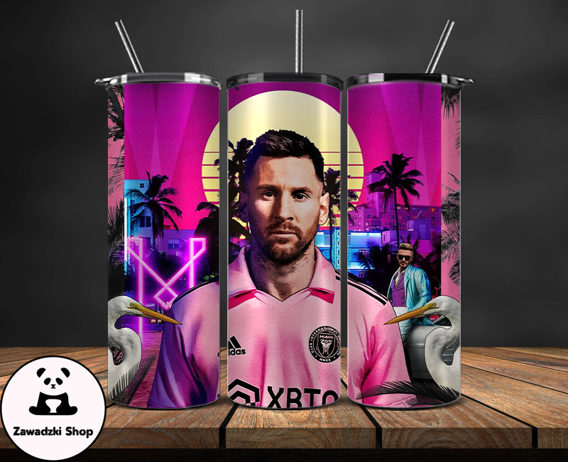 Lionel Messi Tumbler Wrap ,Messi Skinny Tumbler Wrap PNG, D | Inspire ...