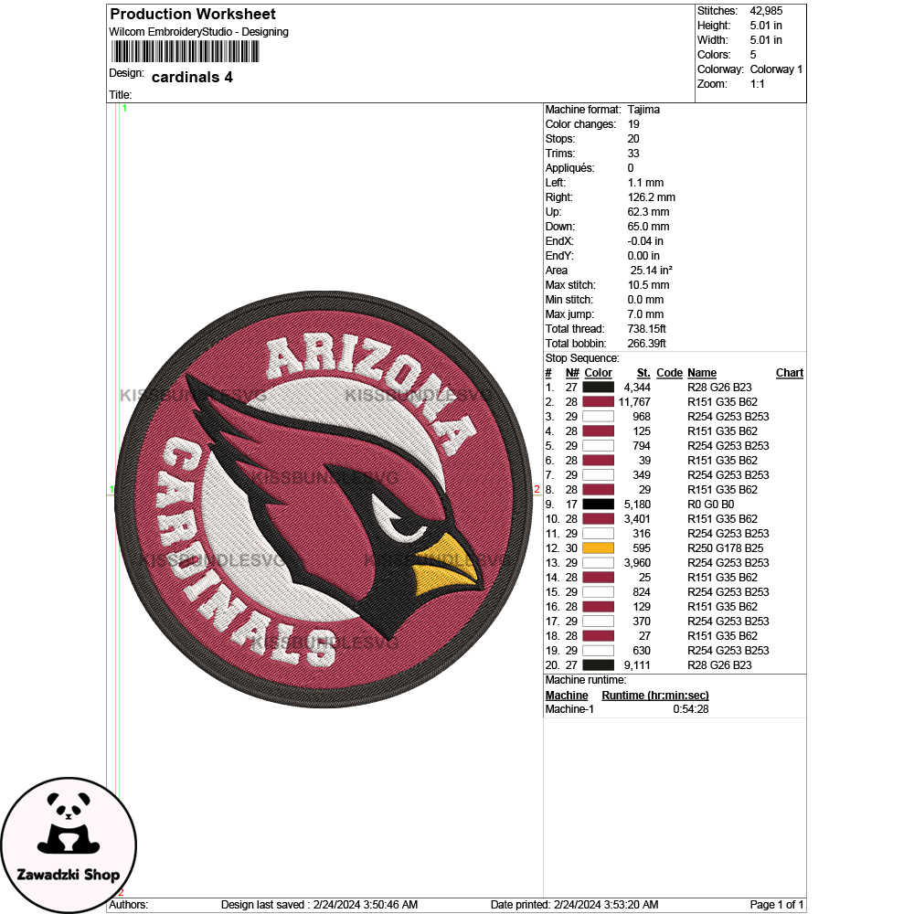 Cardinals Embroidery Designs, Machine Embroidery Pattern -04 | Inspire ...