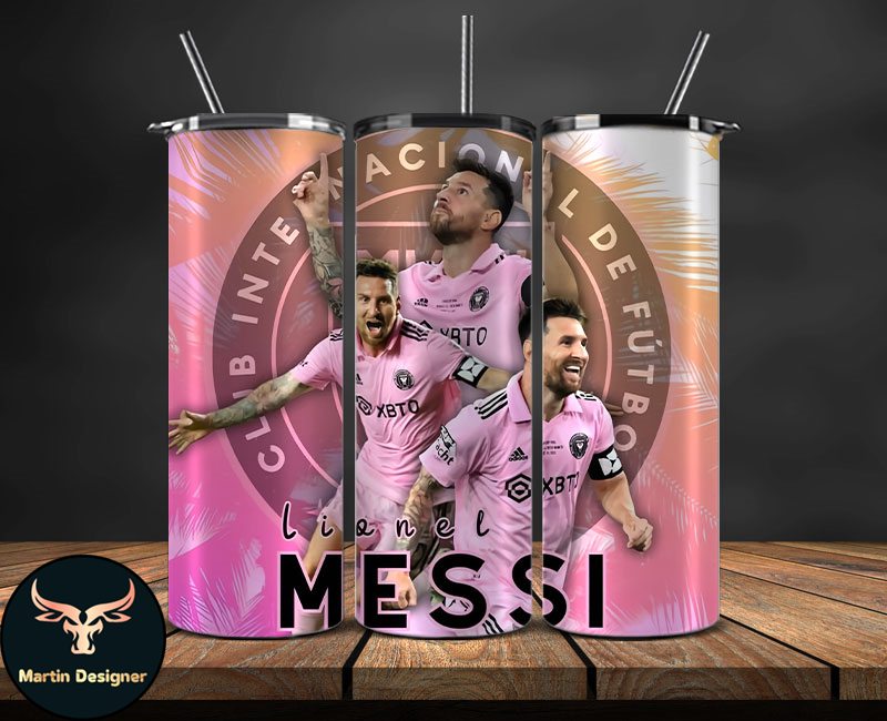 Lionel Messi Tumbler Wrap ,Messi Skinny Tumbler Wrap PNG, D | Inspire ...