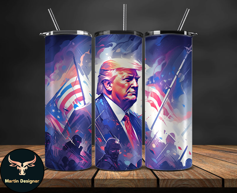 Donald Trump Tumbler Wraps,Trump Tumbler Wrap PNG Design by | Inspire ...