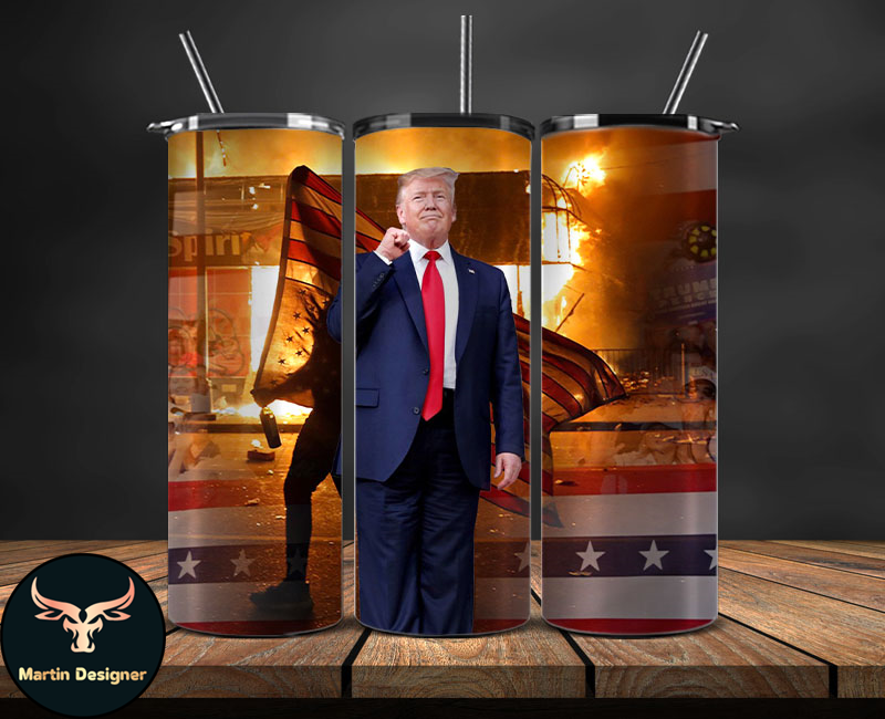 Donald Trump Tumbler Wraps,Trump Tumbler Wrap PNG Design by | Inspire ...