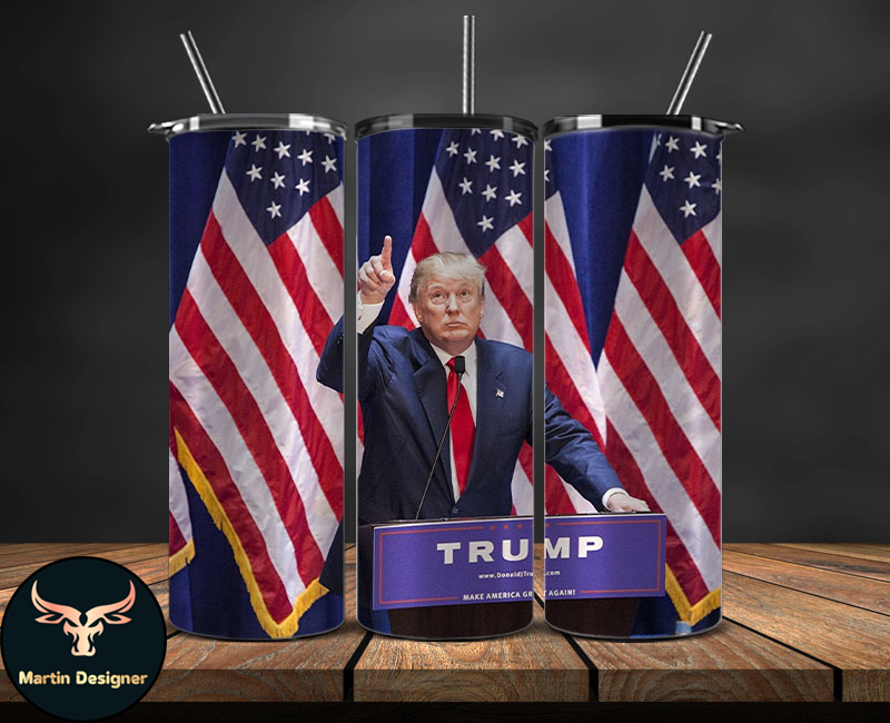 Donald Trump Tumbler Wraps,Trump Tumbler Wrap PNG Design by | Inspire ...