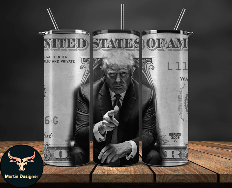 Donald Trump Tumbler Wraps,Trump Tumbler Wrap PNG Design by | Inspire ...