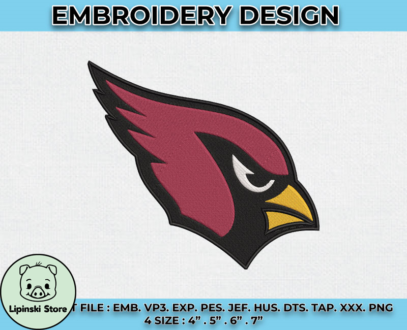 Cardinals Embroidery Designs, Machine Embroidery Pattern -06 | Inspire ...