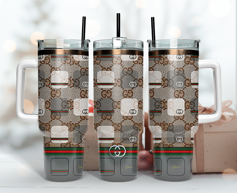 Gucci Tumbler Wrap, Gucci Logo, Luxury Tumbler 40oz Tumbler | Inspire ...
