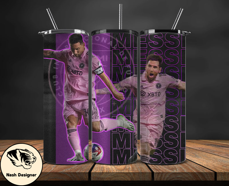 Lionel Messi Tumbler Wrap ,Messi Skinny Tumbler Wrap PNG, D - Inspire ...