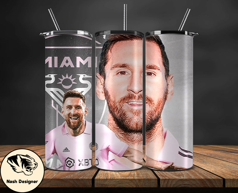 Lionel Messi Tumbler Wrap ,Messi Skinny Tumbler Wrap PNG, D - Inspire ...
