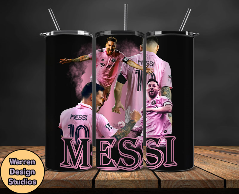 Lionel Messi Tumbler Wrap ,Messi Skinny Tumbler Wrap PNG, D | Inspire ...