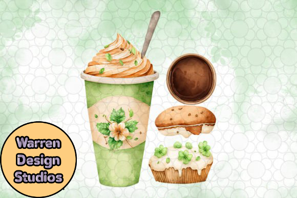 St Patricks Day Coffee Cup Clipart Design 100 | Inspire Uplift