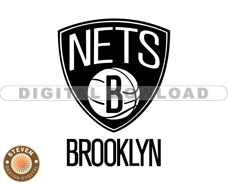 Brooklyn Nets NBA Logo Svg, Nba Svg, Nba Sport, Nba Logo,Nba | Inspire ...