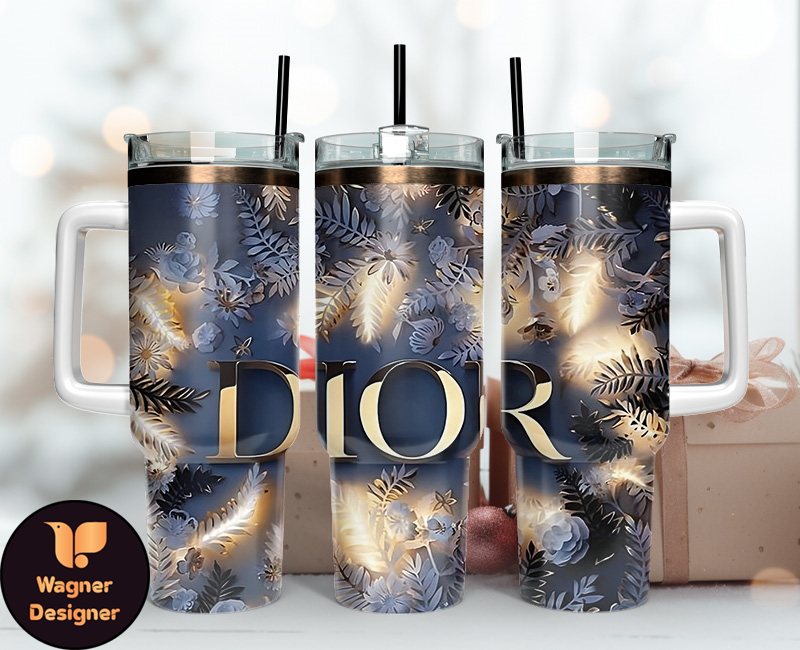 Dior Tumbler Wrap, Dior Logo, Luxury Tumbler 40oz Tumbler Wr | Inspire ...