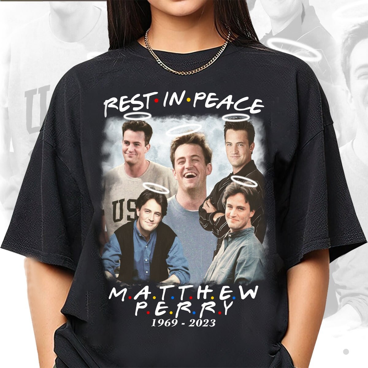 Chandler Bing RIP Matthew Perry Shirt, The One Where We Lost | Inspire ...