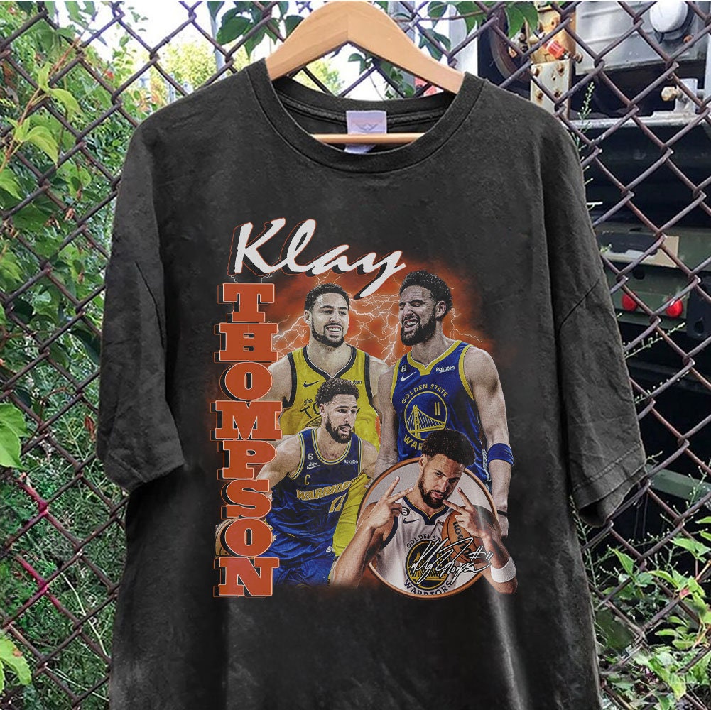 Vintage 90s Graphic Style Klay Thompson T-Shirt, Klay Thomps | Inspire ...