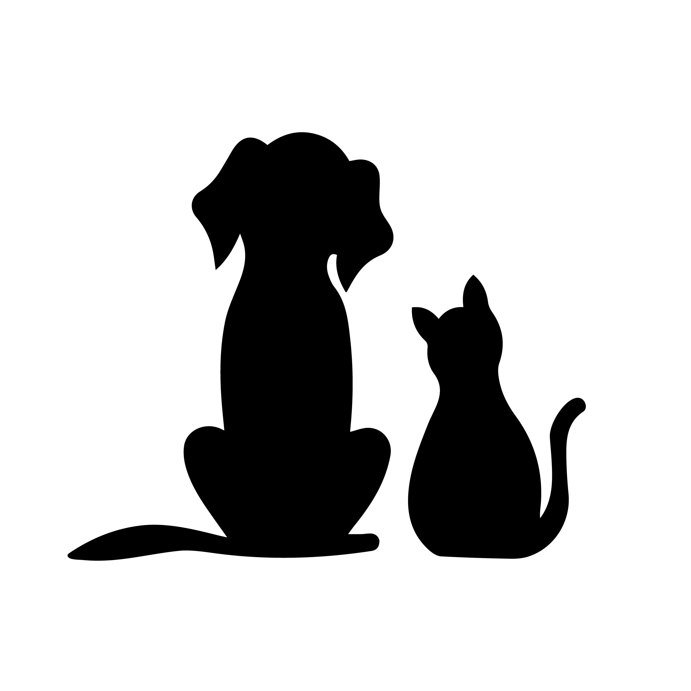 Dog and Cat Design Digital Download SVG & PNG File Instant D | Inspire ...