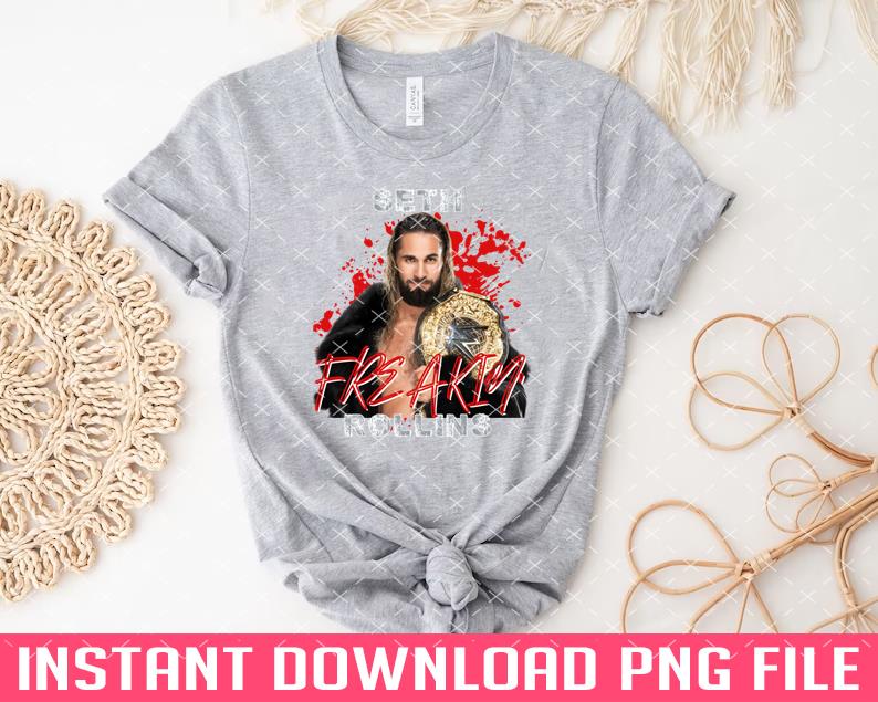 Seth Freakin Rollins WWE PNG files for sublimation | Inspire Uplift