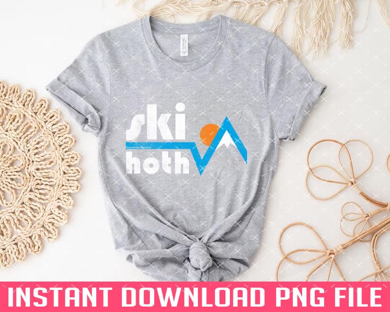Ski Hoth PNG files for sublimation | Inspire Uplift