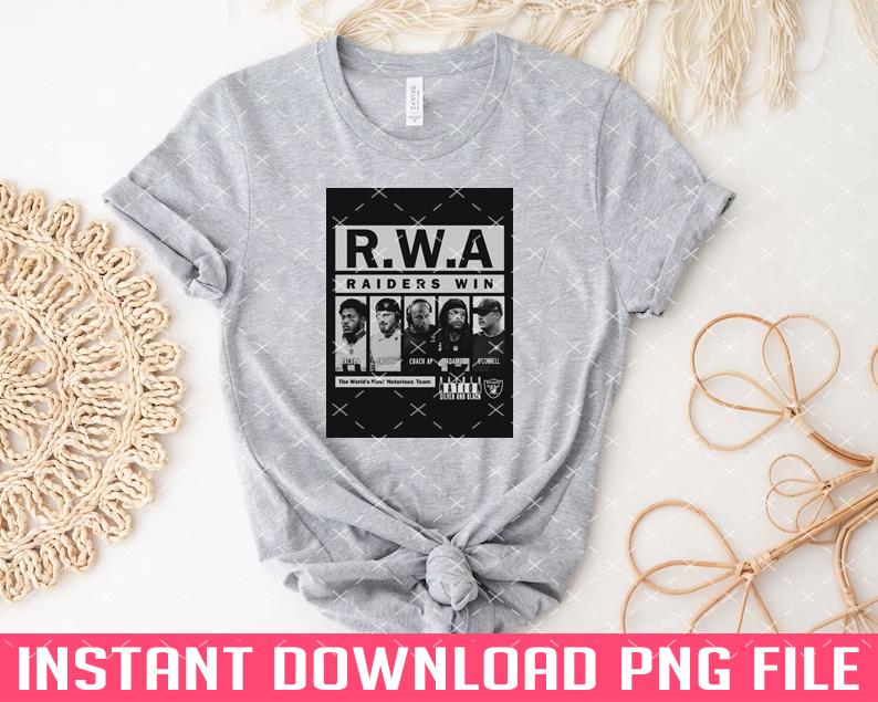 RWA Raiders PNG files for sublimation | Inspire Uplift