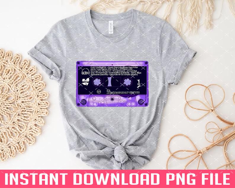 Purple Tape 90s PNG files for sublimation | Inspire Uplift
