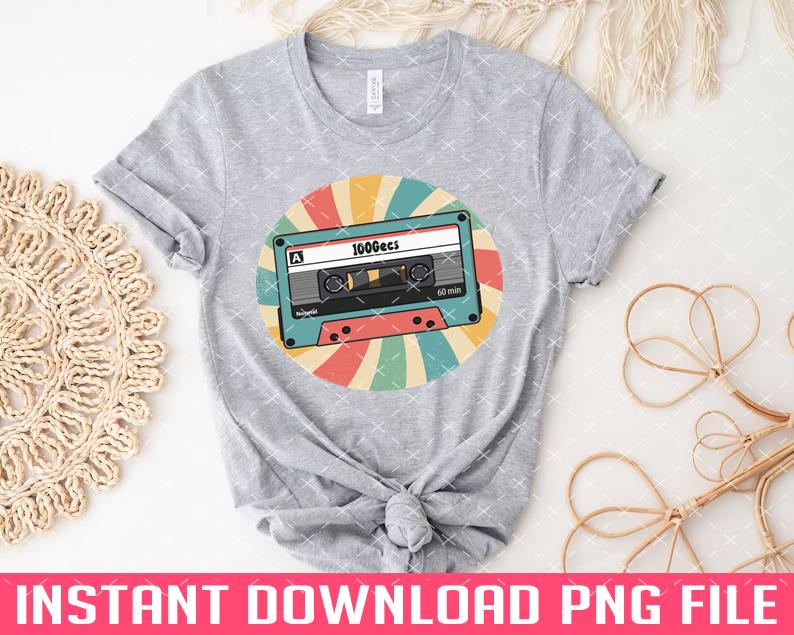 retro 100 gecs PNG files for sublimation | Inspire Uplift