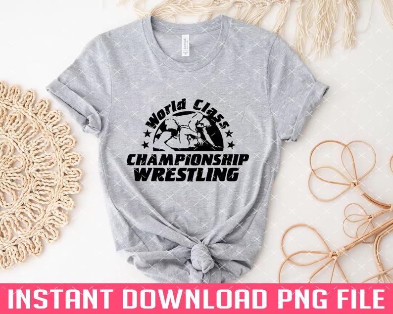 WCCW Logo single color PNG files for sublimation | Inspire Uplift