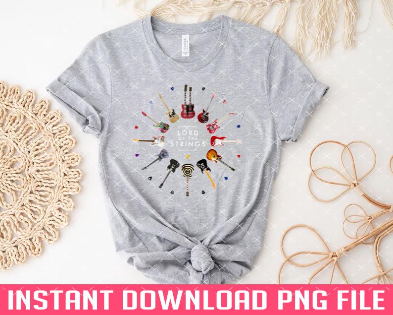 Lord Of The Strings PNG files for sublimation | Inspire Uplift