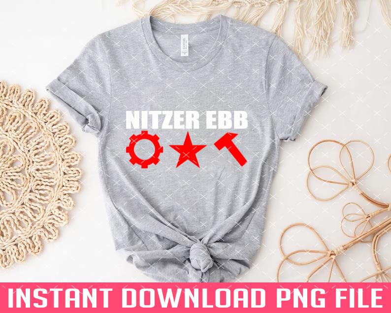 Nitzer Ebb EBM PNG files for sublimation | Inspire Uplift