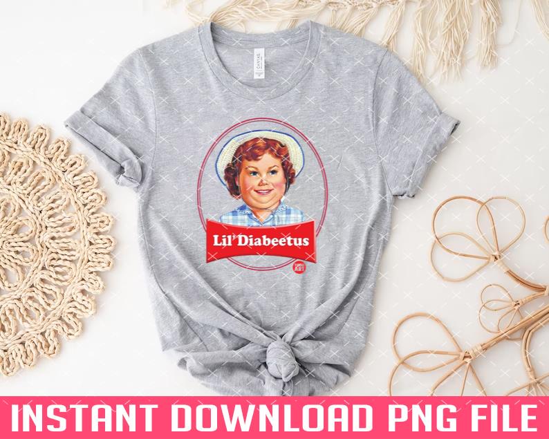 little diabeetus PNG files for sublimation - Inspire Uplift