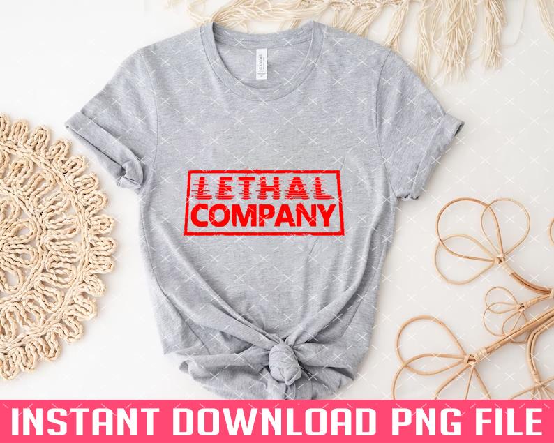 Lethal Company Logo Texturized PNG files for sublimation | Inspire Uplift