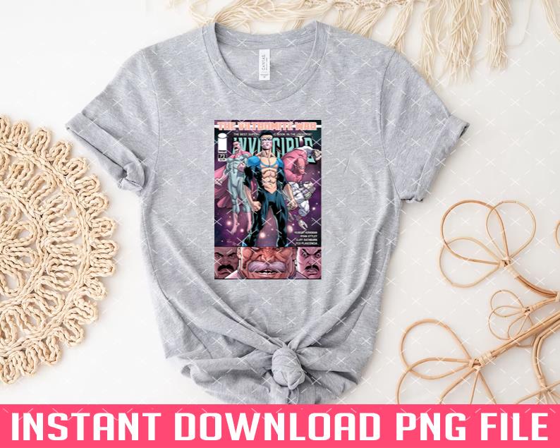 invincible poster PNG files for sublimation | Inspire Uplift