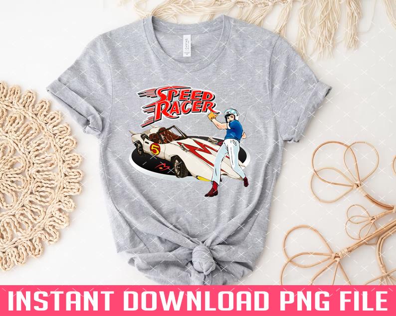 Go Speed Racer Go Go PNG files for sublimation | Inspire Uplift