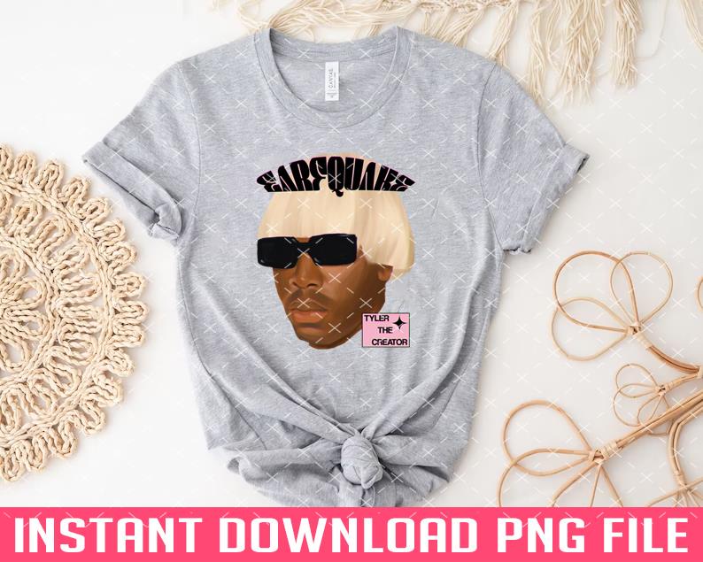EARFQUAKE Tyler The Creator PNG files for sublimation | Inspire Uplift