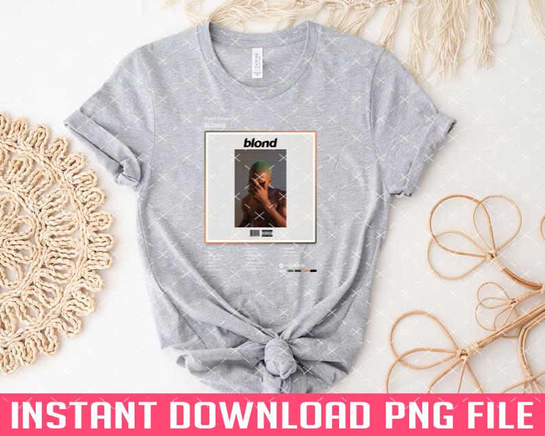 Frank Ocean Blonde Tracklist Album PNG files for sublimation | Inspire ...