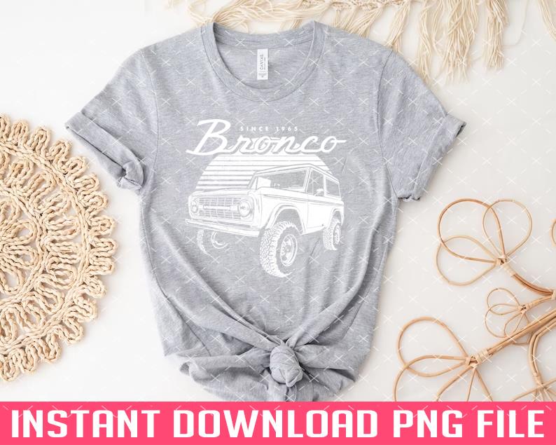 FORD BRONCO PNG files for sublimation | Inspire Uplift