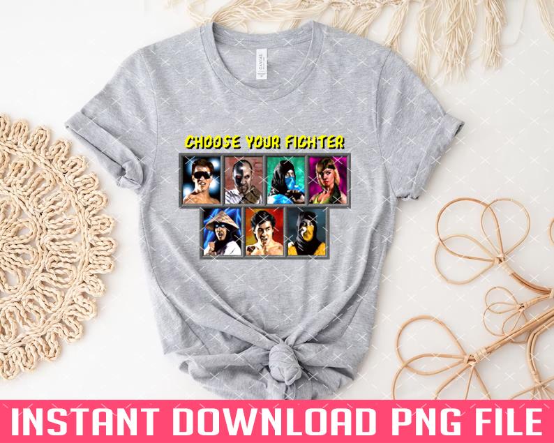 Choose Your Fighter PNG files for sublimation | Inspire Uplift