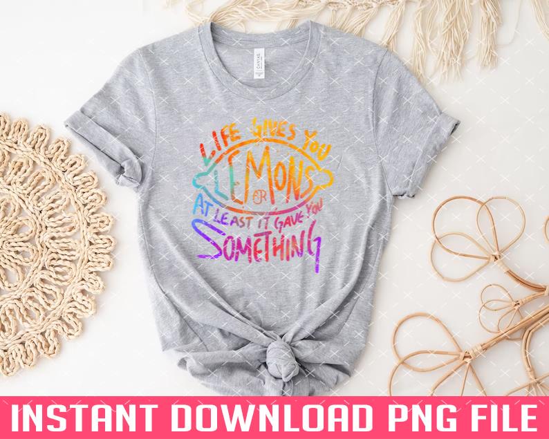 AJR LEMONS RAINBOWS VINTAGE PNG files for sublimation | Inspire Uplift