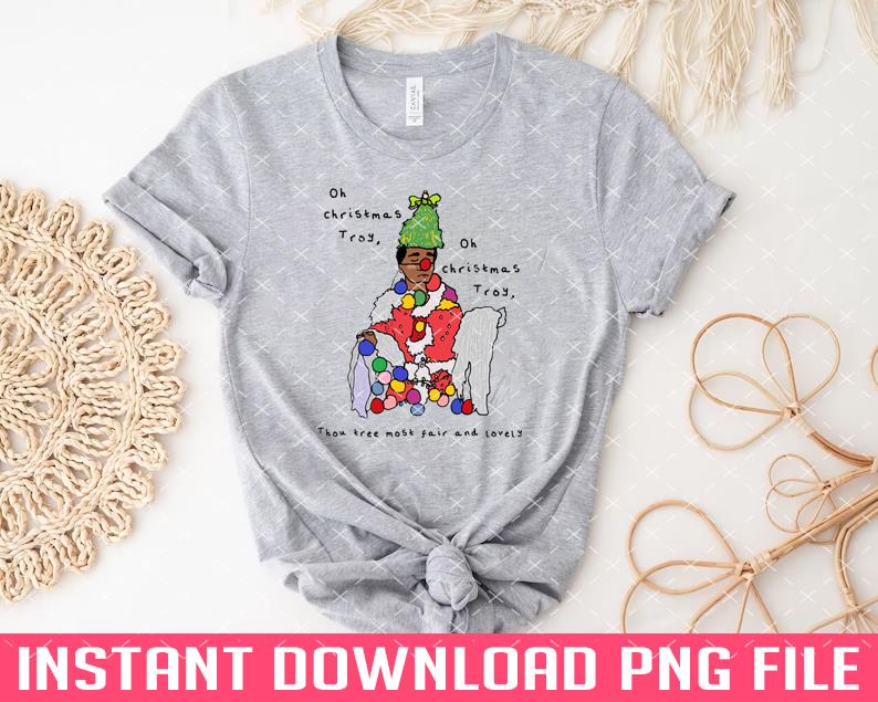 Community Christmas Troy with writing PNG files for sublimat | Inspire ...