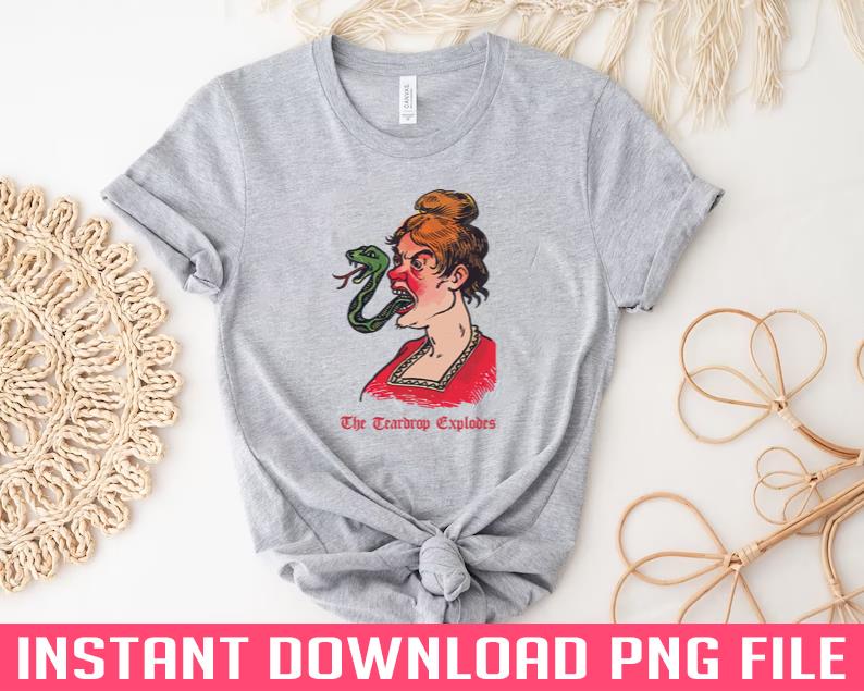 Teardrop Explodes Fan Tribute Art PNG Download | Inspire Uplift