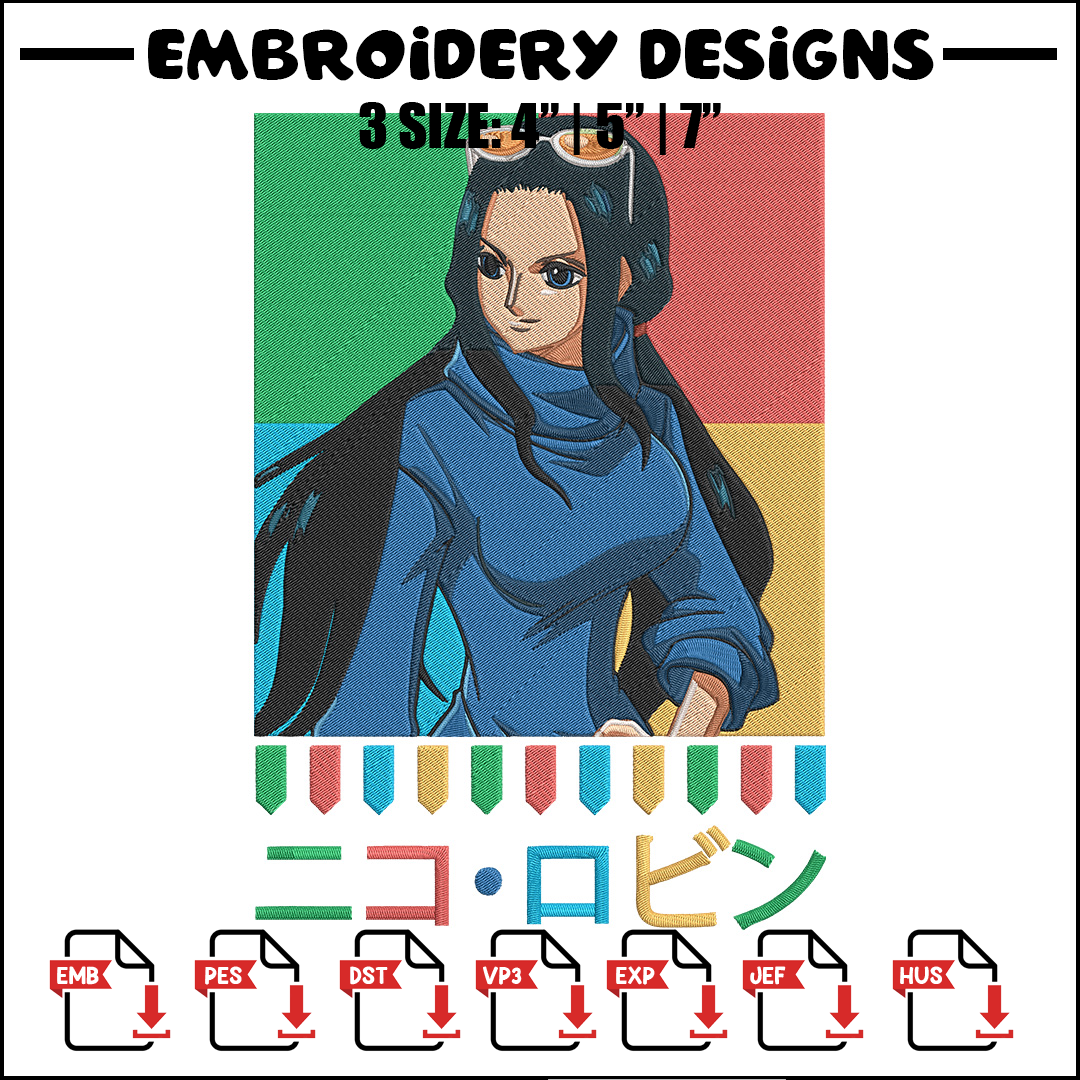 Poster Robin Embroidery Design, One piece Embroidery, Embroi | Inspire ...