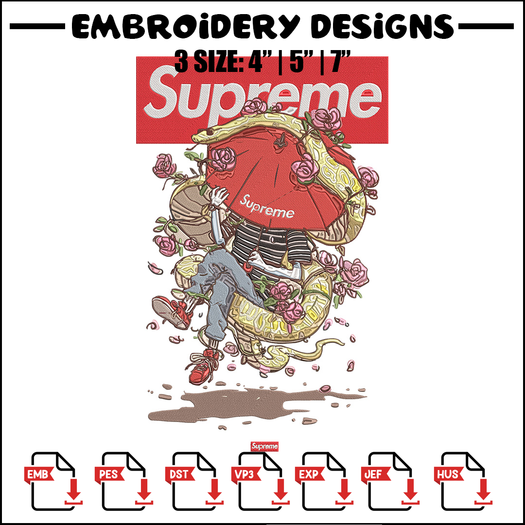 Supreme poster Embroidery Design, Supreme Embroidery, Embroi | Inspire ...