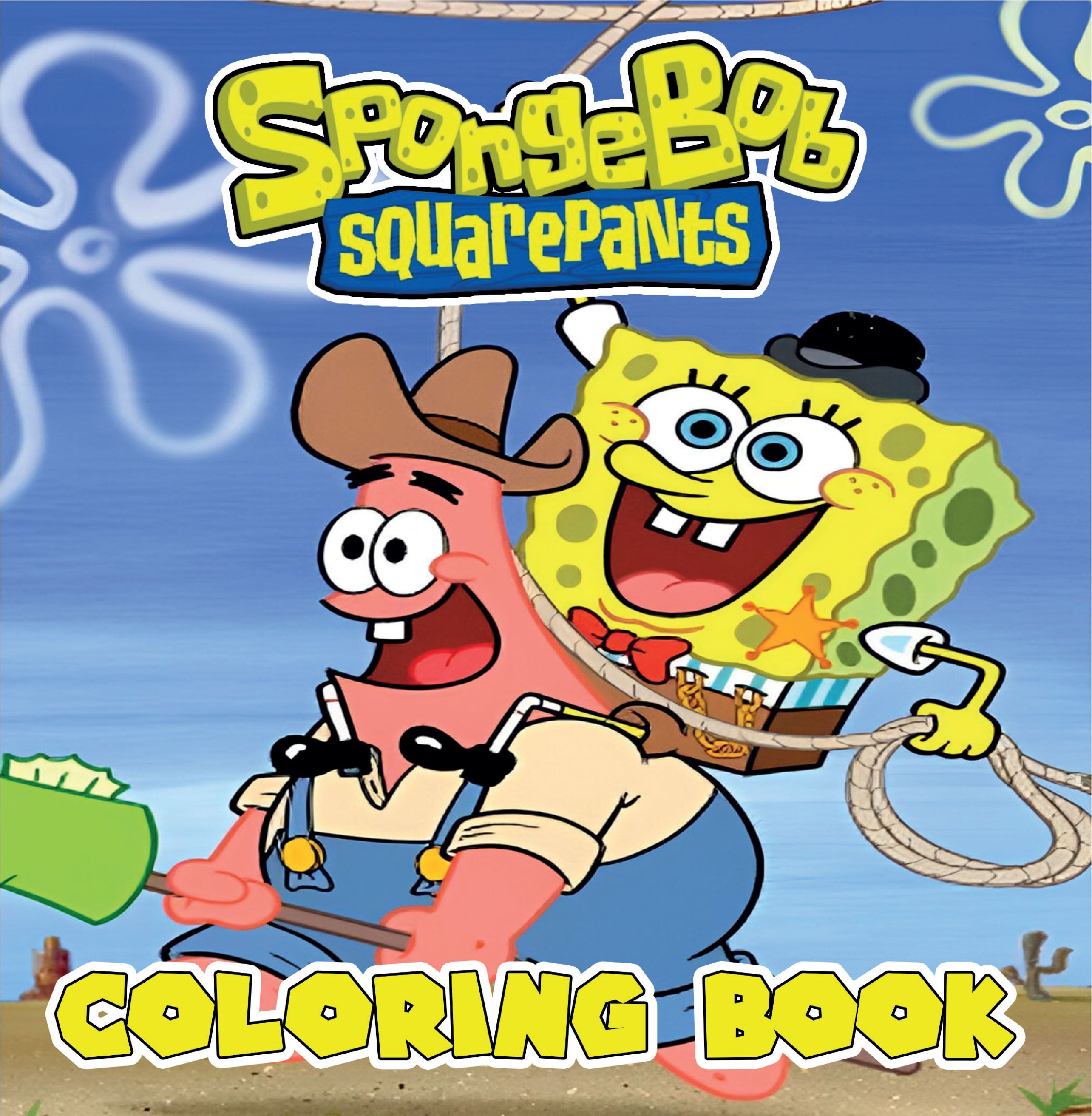 SpongeBob SquarePants coloring pages Digital Coloring Book | Inspire Uplift
