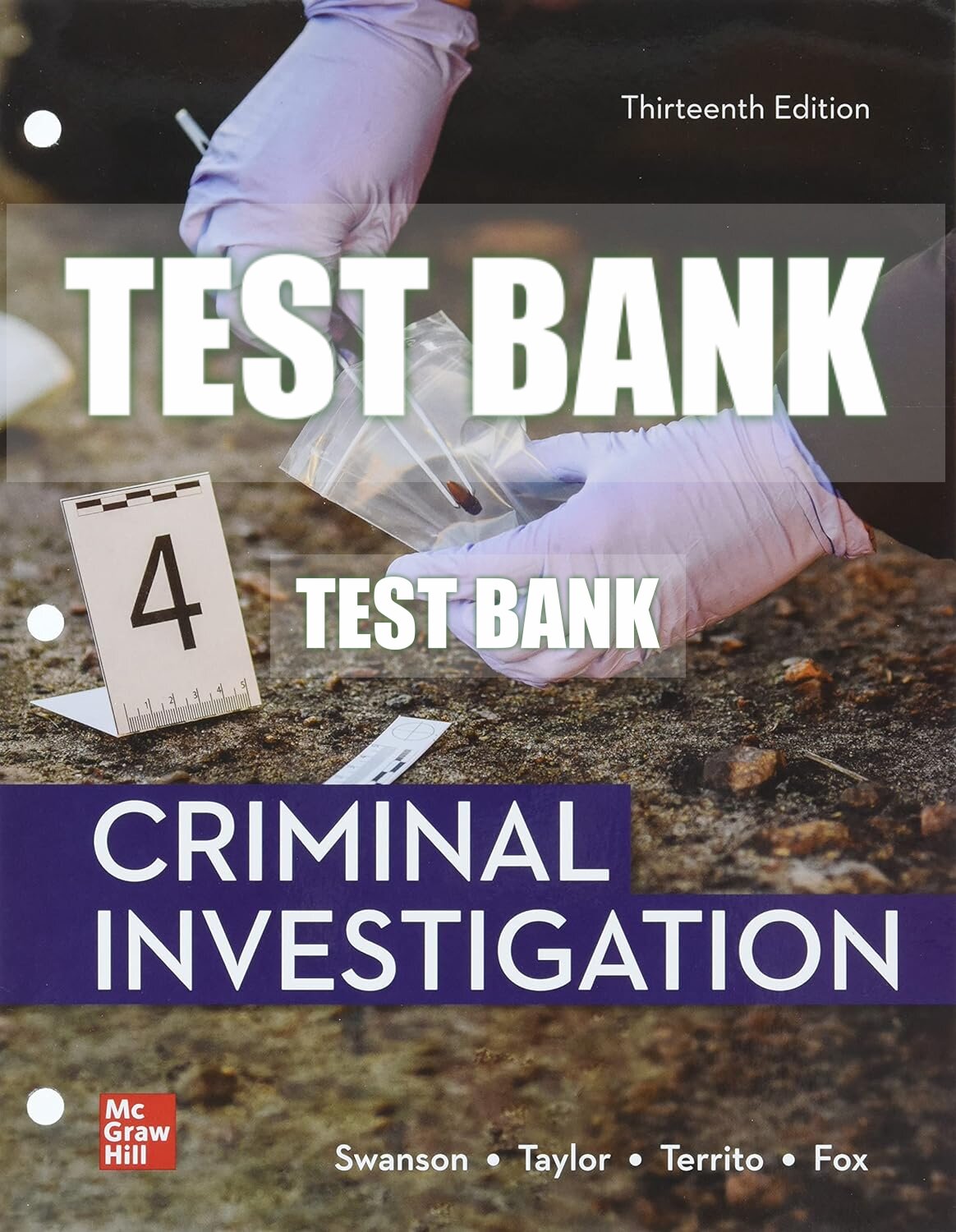 Test Bank For Criminal Investigation 13th Edition All Chapte | Inspire ...