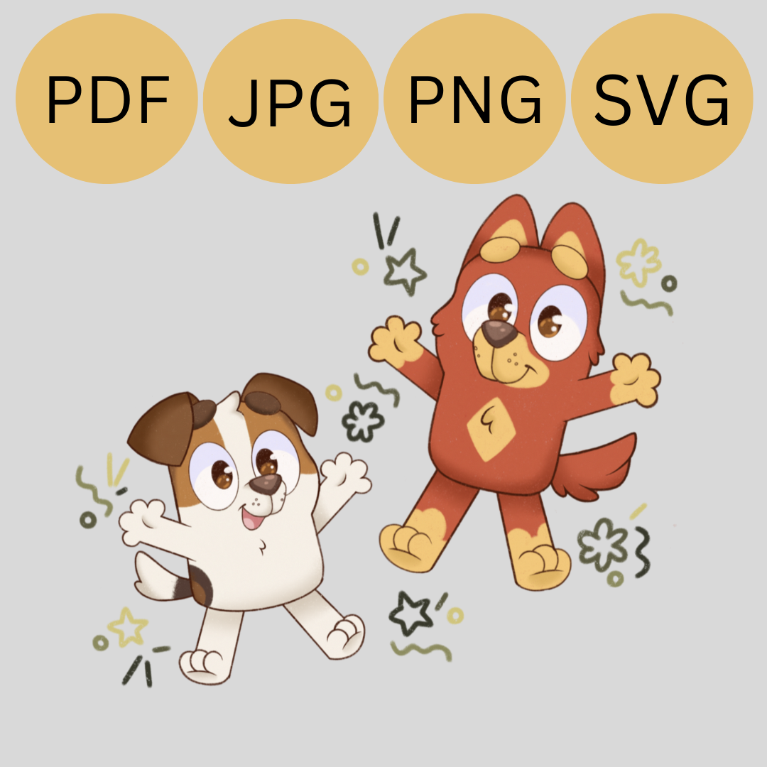 Rusty Bluey Svg, Bingo Svg, Rusty Dog Svg, Bluey Svg, Dog Sv | Inspire ...