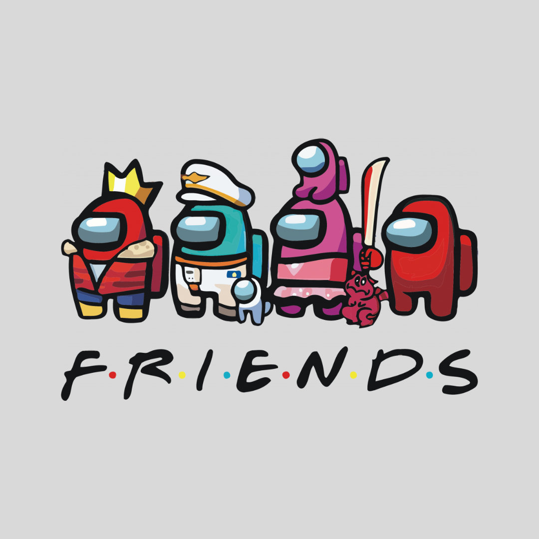 Among Us Friend, Among Us Friends Png, Friends SVG, Among Us | Inspire ...