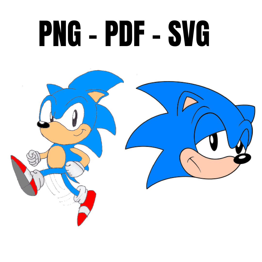 Sonic the Hedgehog SVG, Sonic SVG, Layered Sonic SVG, Sonic - Inspire ...