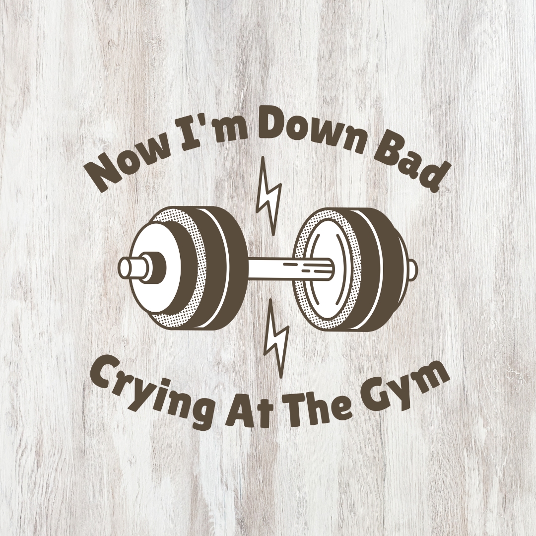 Funny Gym Svg- Crying at the gym - instant download file - s | Inspire ...