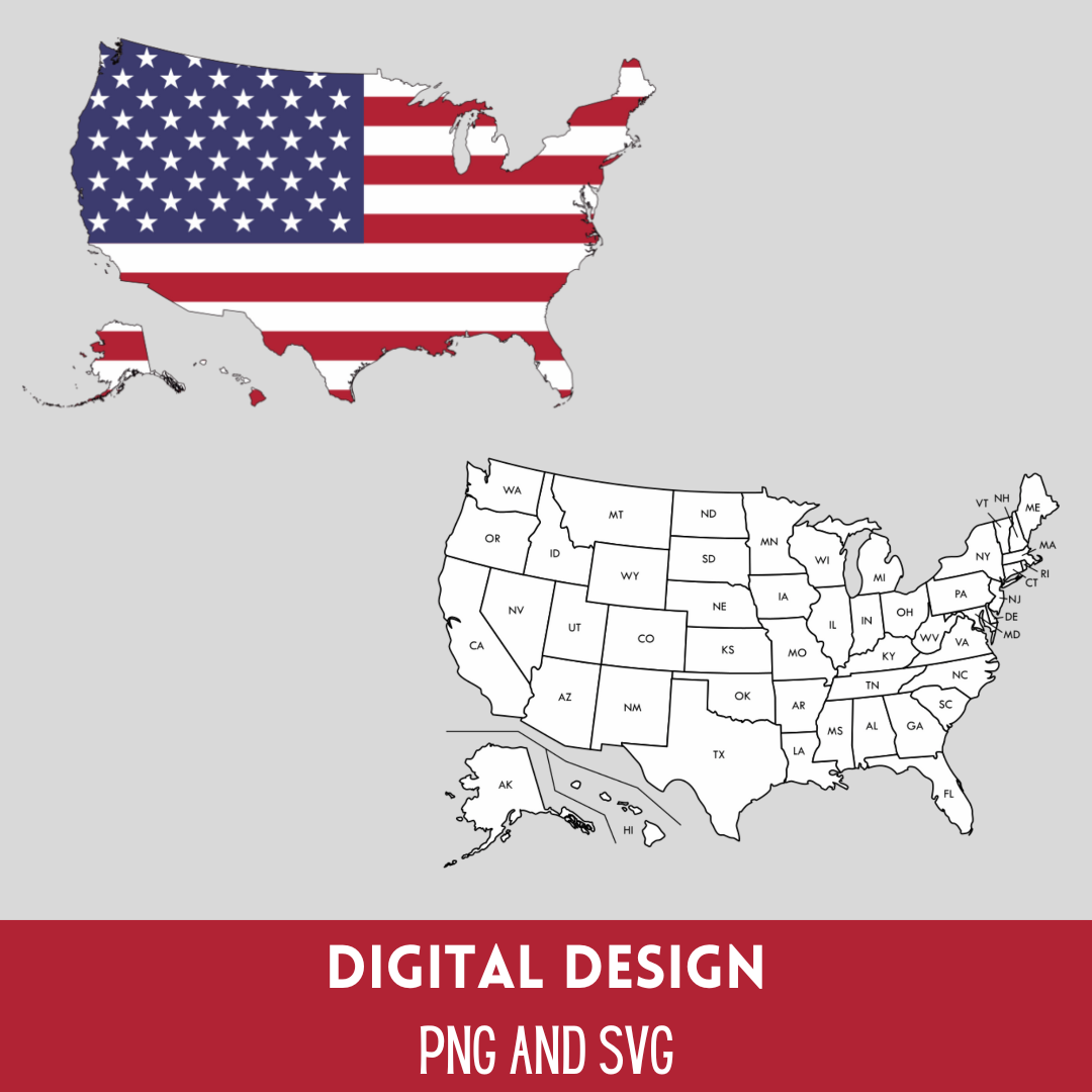 US Map Outline Svg, United States Map Outline Svg, USA Map O - Inspire ...
