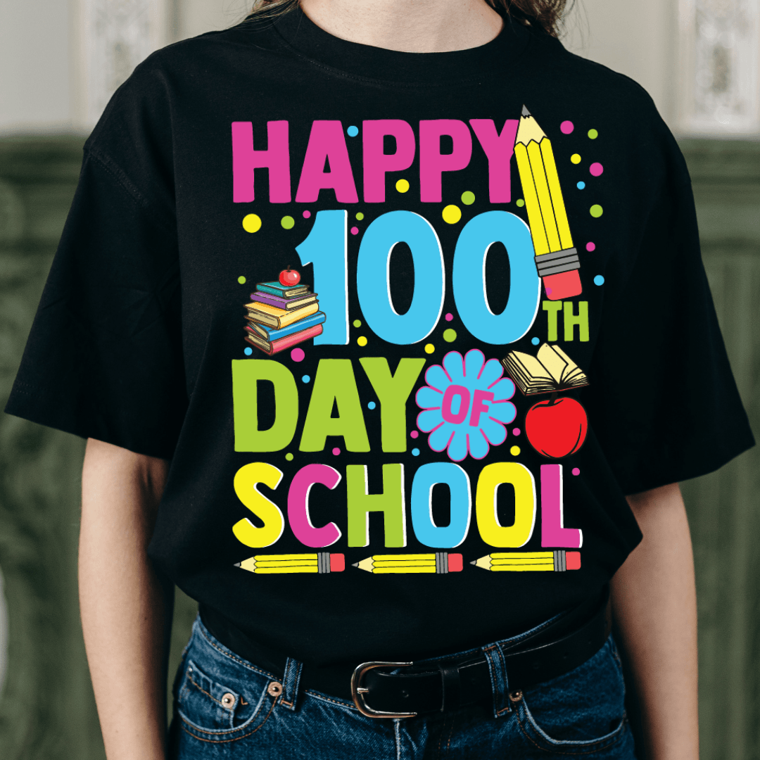 100 Days of School Png, Happy 100th Days School, PNG Digital | Inspire ...