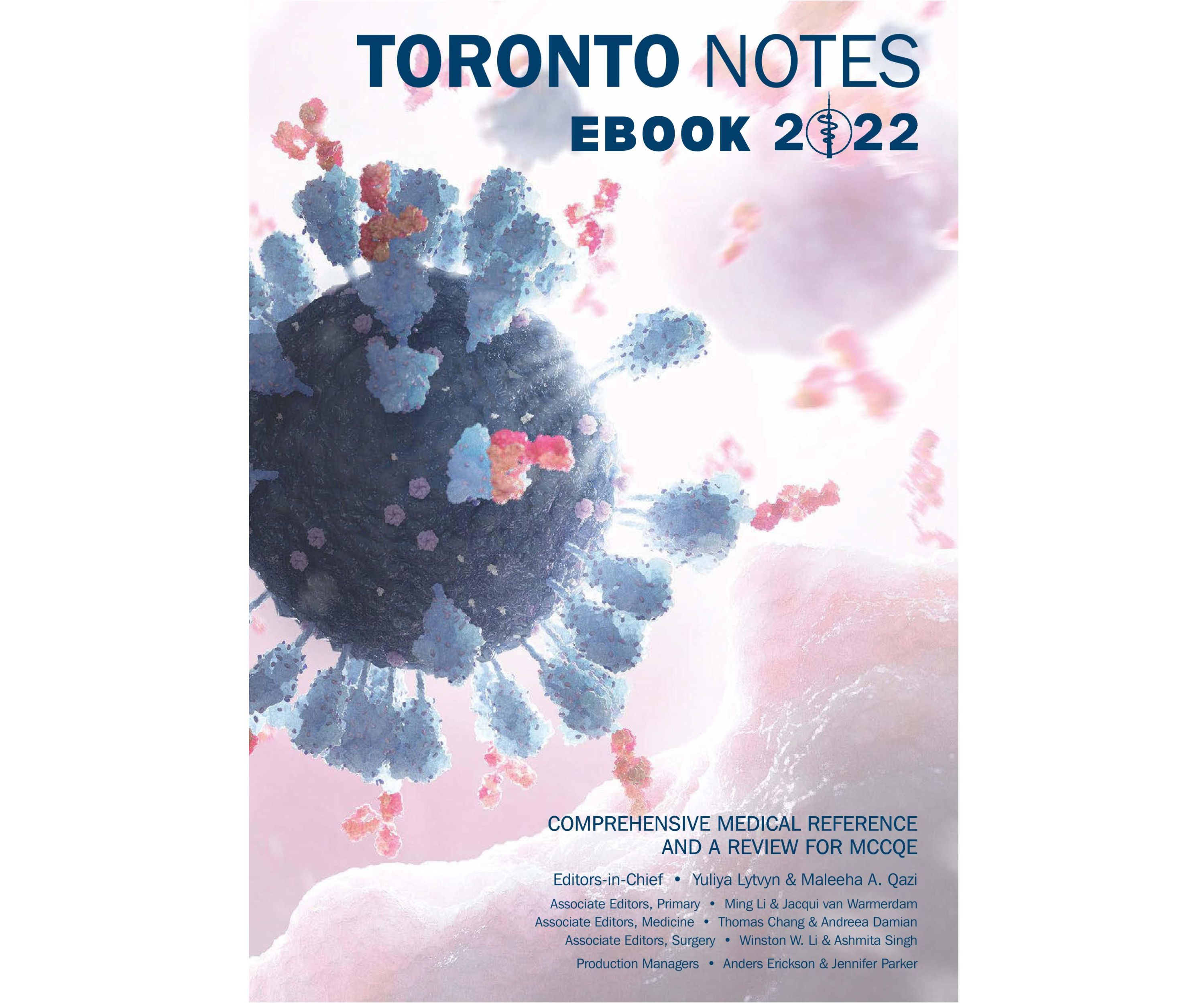 Toronto Notes 2022: Comprehensive Medical Reference And A Re | Inspire ...