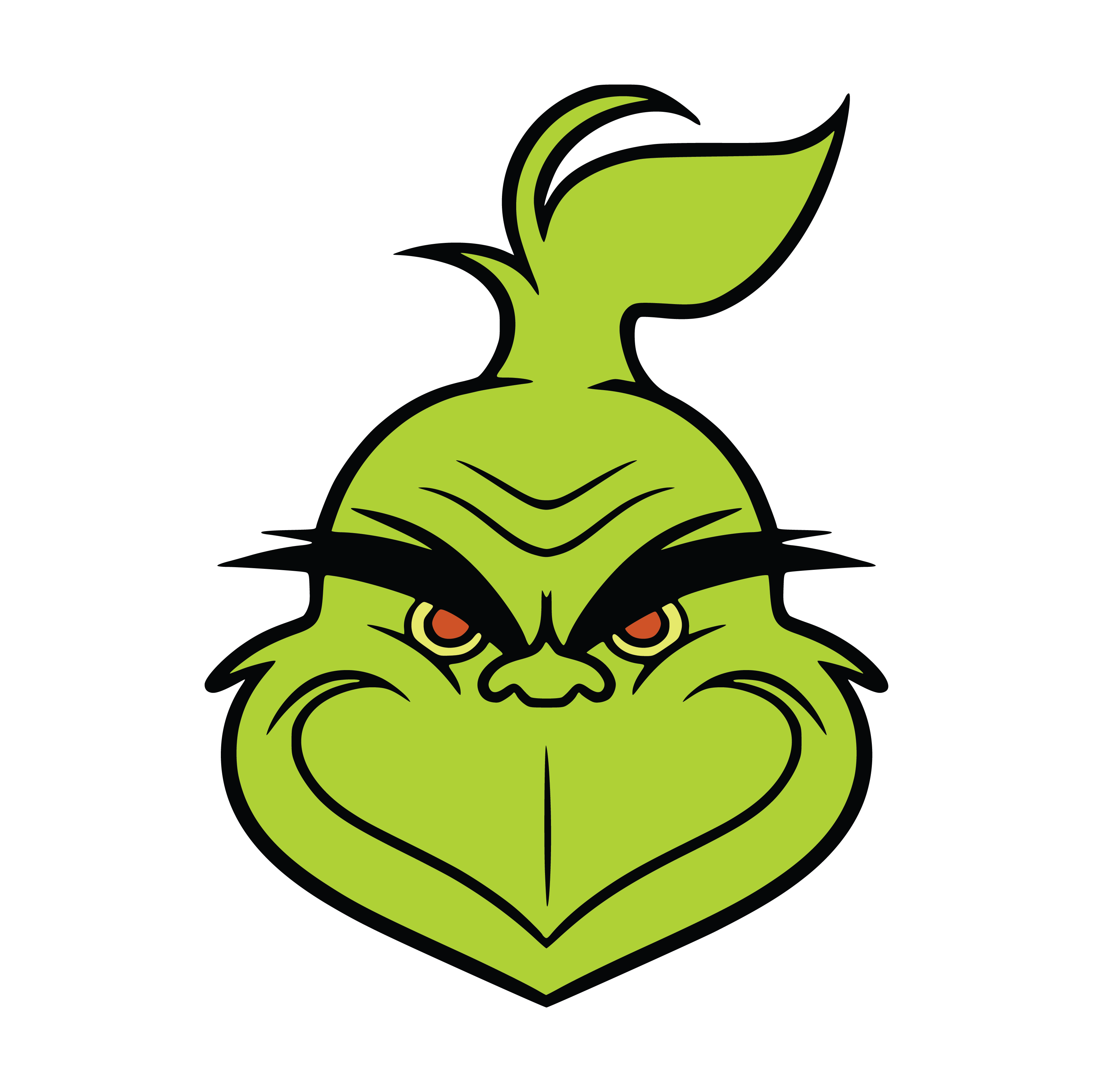 Grinch Face Christmas Svg, Grinch Christmas Svg, The Grinch | Inspire ...