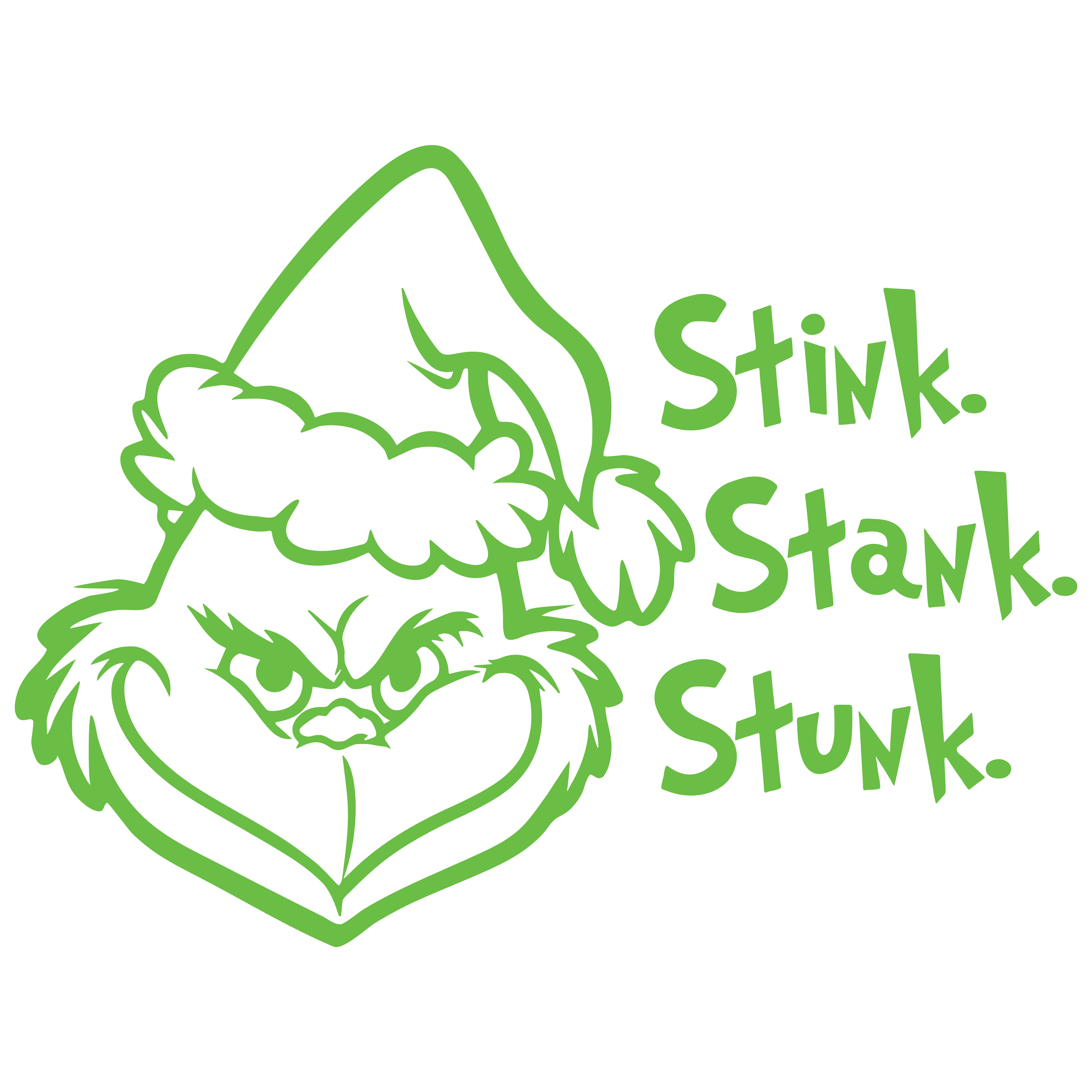 Stink stank stunk Grinch Svg, The Grinch Christmas Svg, The | Inspire ...